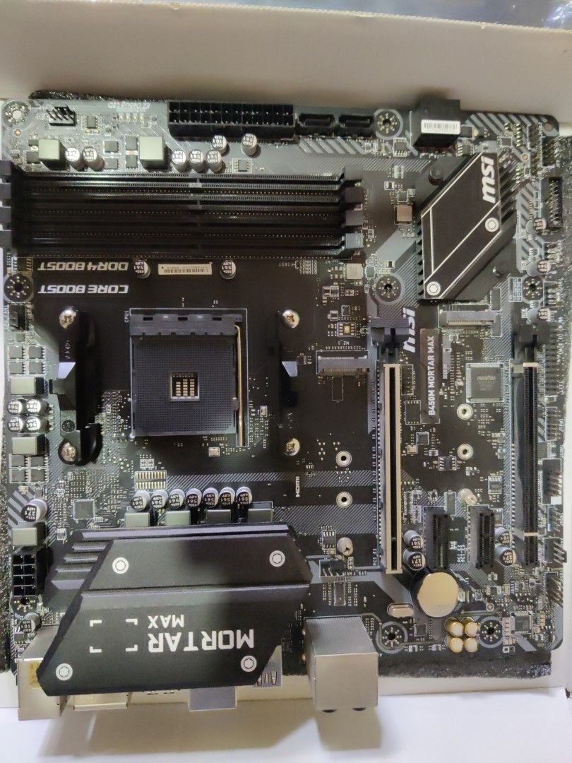 MSI B450M Motar Max (bricked bios), Computers & Tech, Parts ...