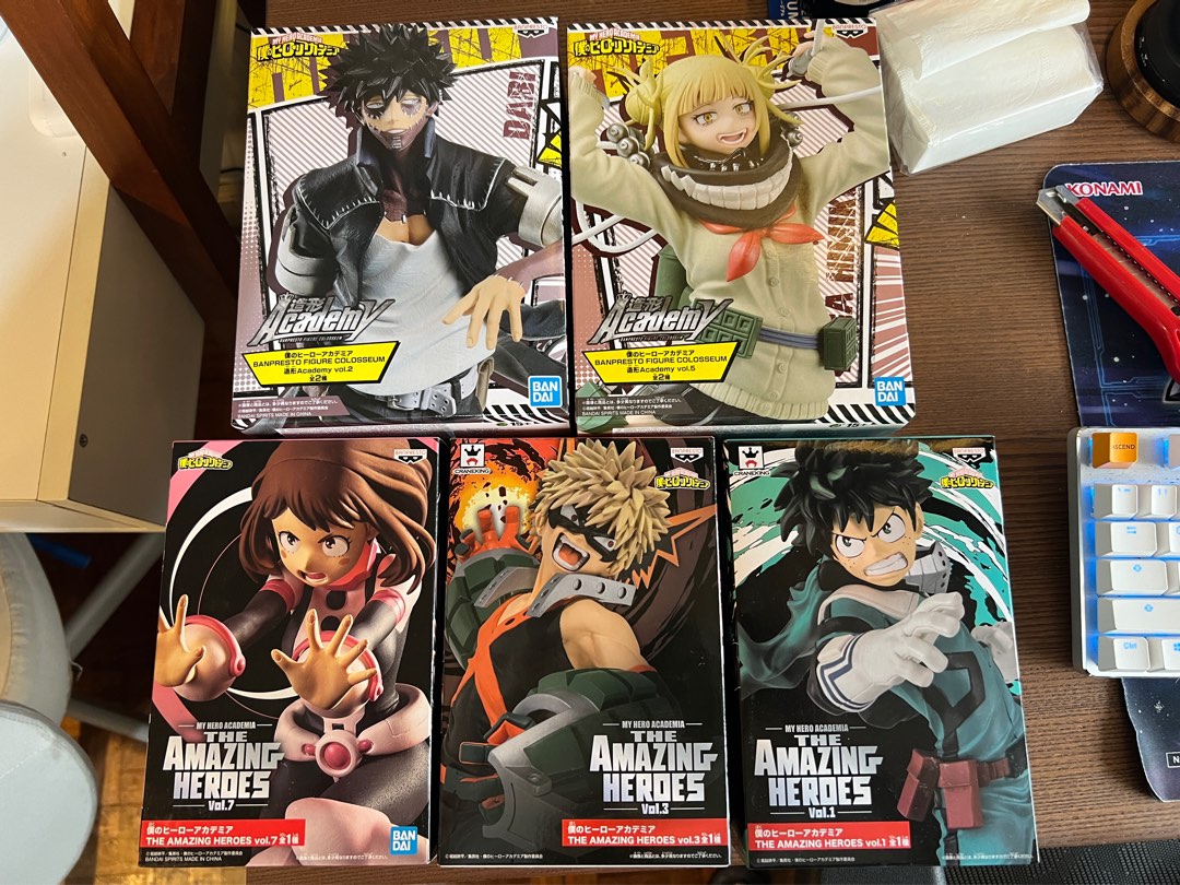 My Hero Academia Prize Figures - Deku, Ochaco, Bakugo, Toga, Dabi on ...