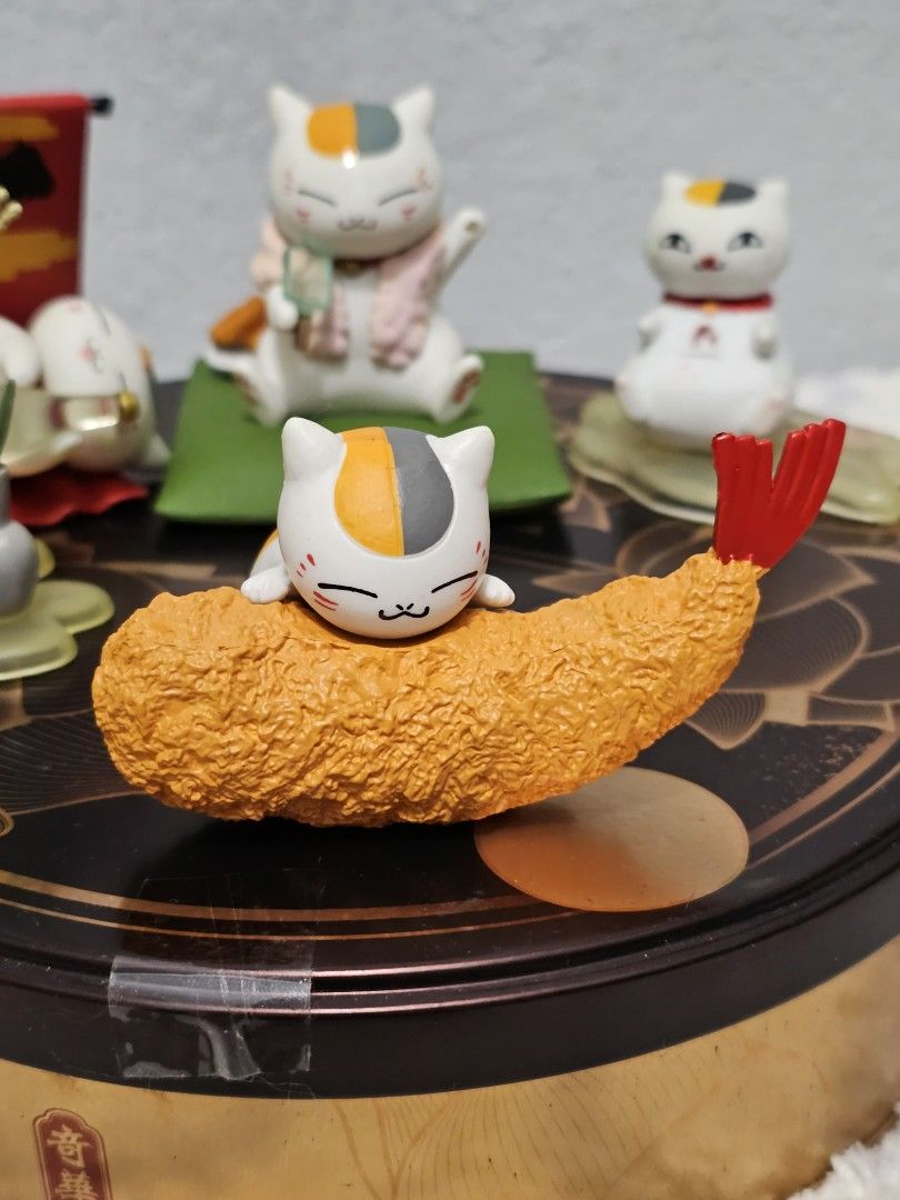 Natsume's Book of Friends Cat Nyanko Figure Set on Carousell