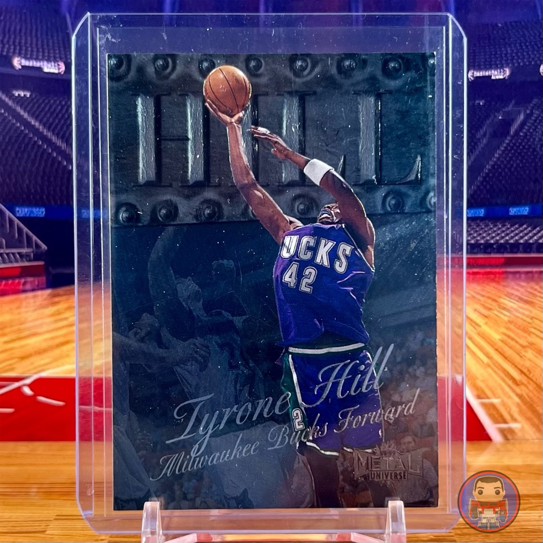 NBA Cards - Tyrone Hill 1998-99 Skybox Metal Universe #103 on Carousell