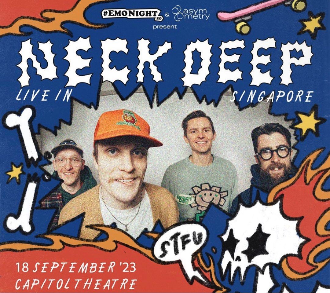 Neck Deep Tickets, Tickets & Vouchers, Event Tickets on Carousell