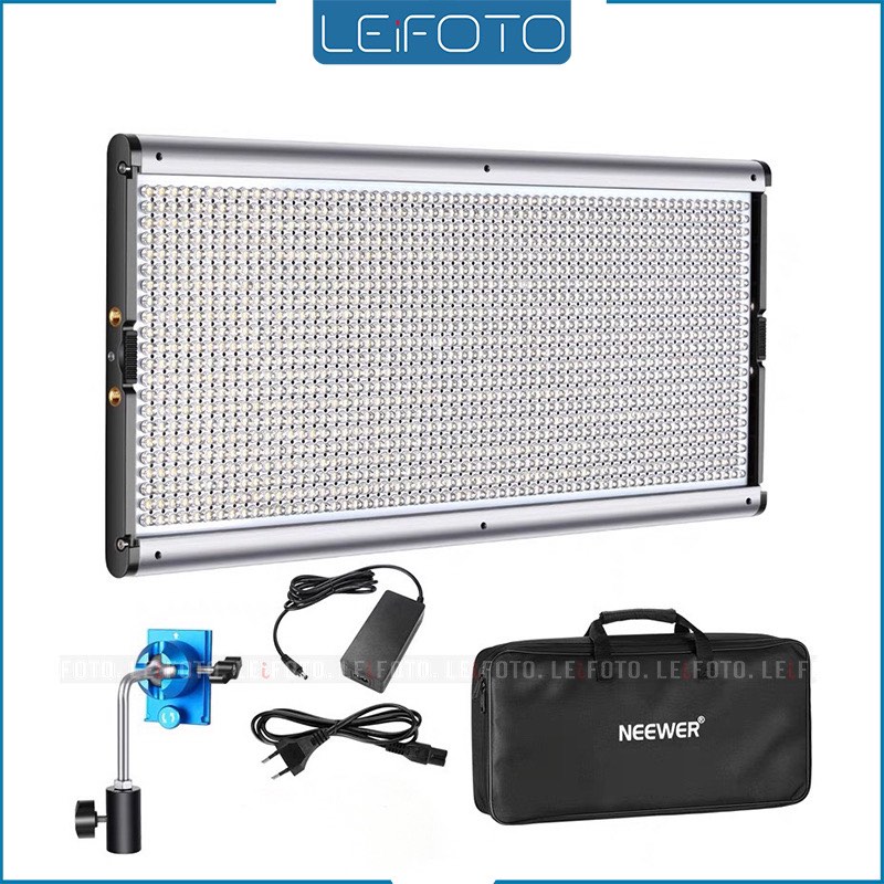 Neewer Dimmable 1320 LED Beads Video Light with Metal Frame,Bi Color ...