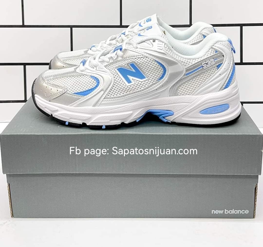 New Balance 530 Running Silver blue on Carousell