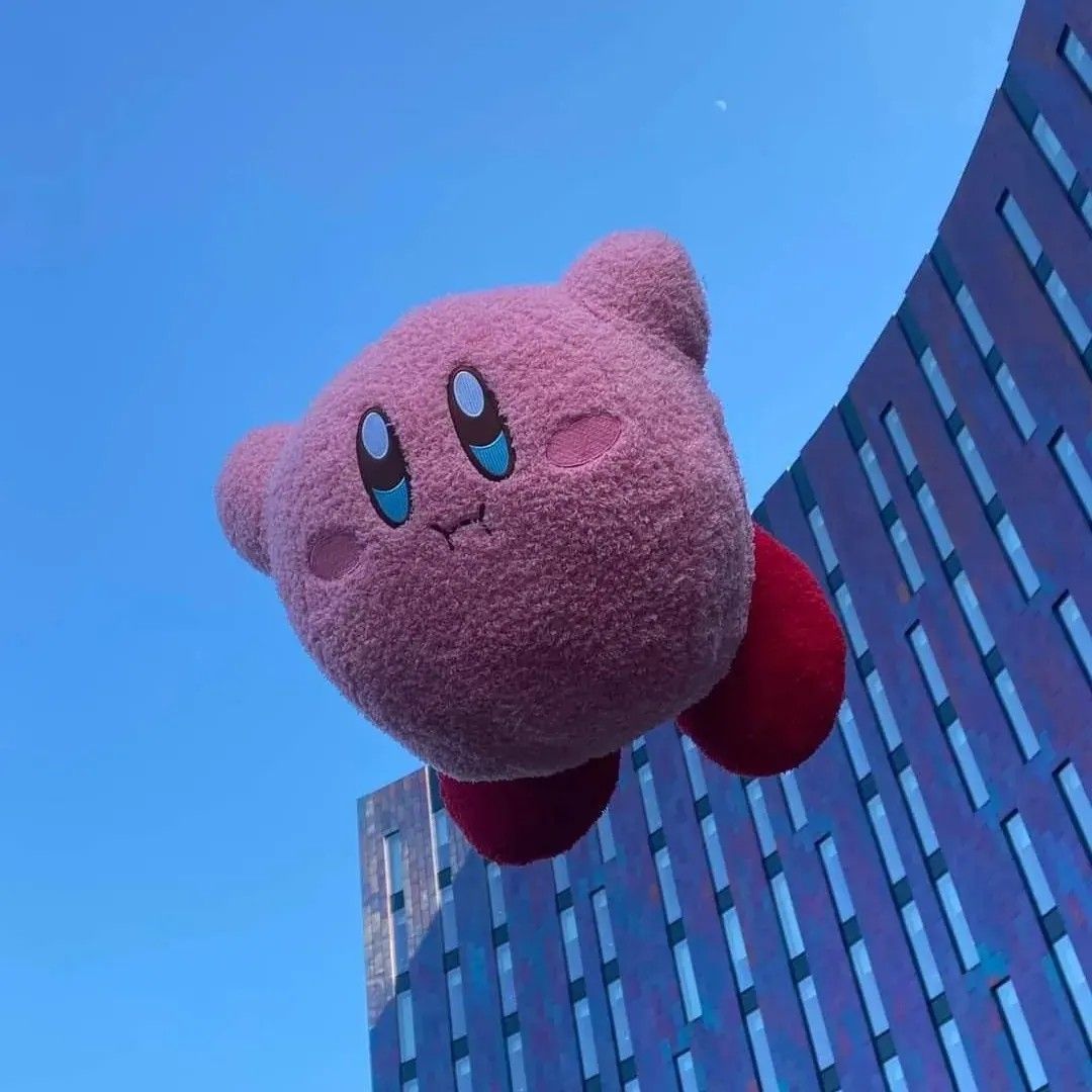 Nintendo Fluffy Flying Kirby on Carousell