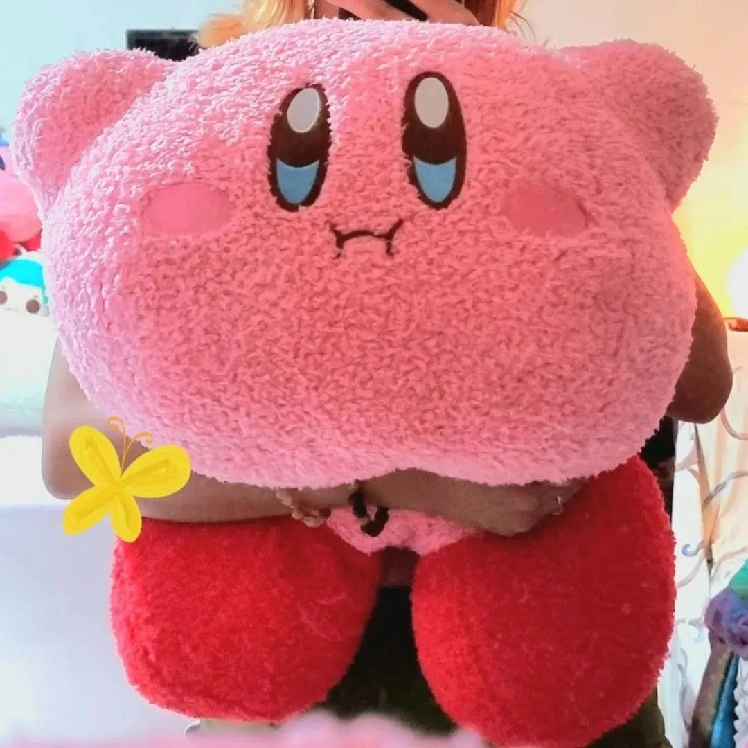Nintendo Fluffy Flying Kirby on Carousell