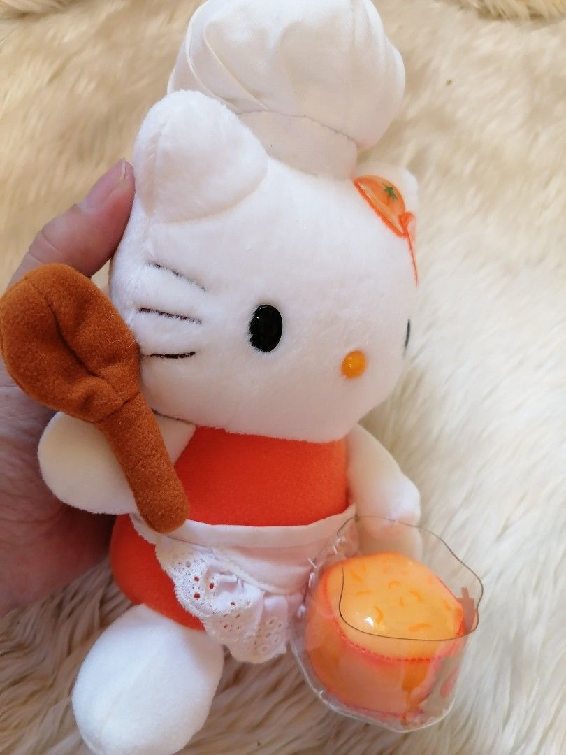 Original Japan Hello Kitty Chef Stuffed Toys Soft toys Plush Original ...