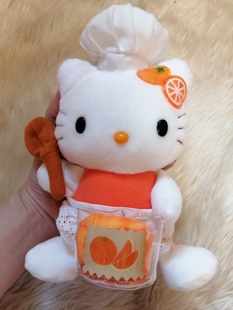 Original Japan Hello Kitty Chef Stuffed Toys Soft toys Plush Original ...