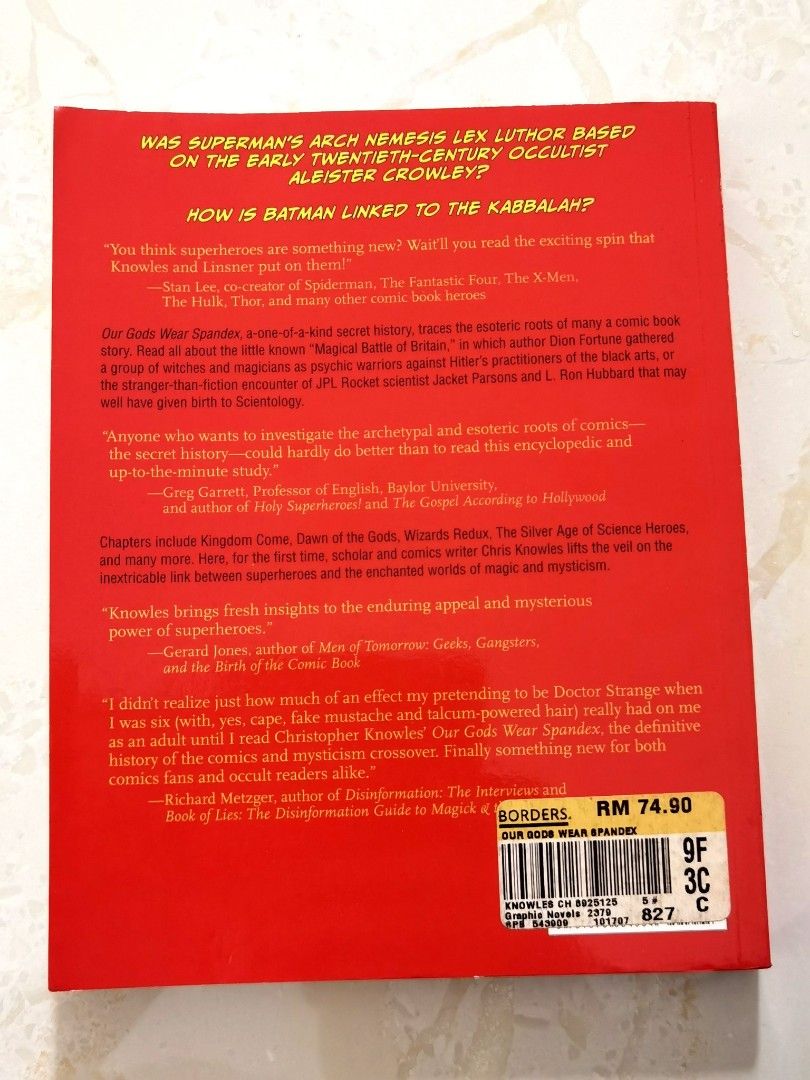 Our Gods Wear Spandex The Secret History Of Comic Book Heroes Book By ...