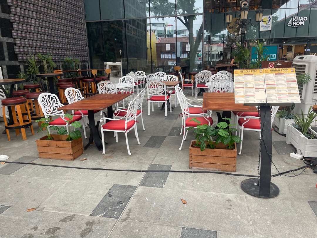 Outdoor restaurant furnitures, Furniture & Home Living, Outdoor ...