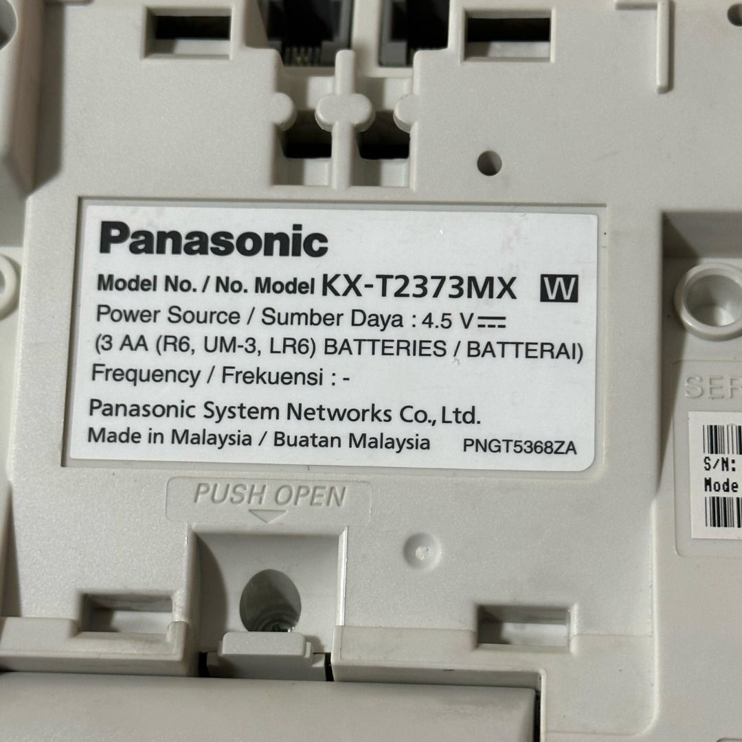 Panasonic Telephone (KX-T2373MX), Computers & Tech, Office & Business ...