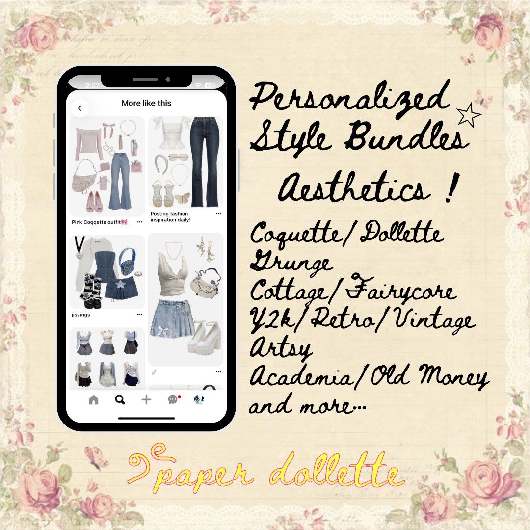 Personalized Aesthetic Style Outfit Bundles on Carousell
