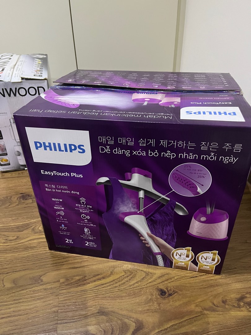 Philips EasyTouch Plus Garments Steamer GC514, TV & Home Appliances ...