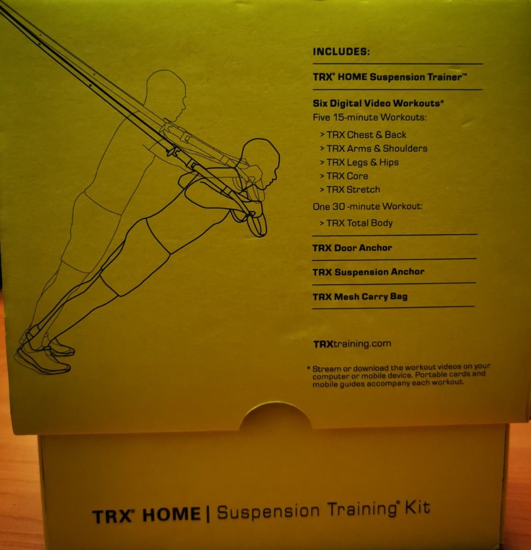 Pink Colour TRX Home Suspension System, Sports Equipment, Exercise ...