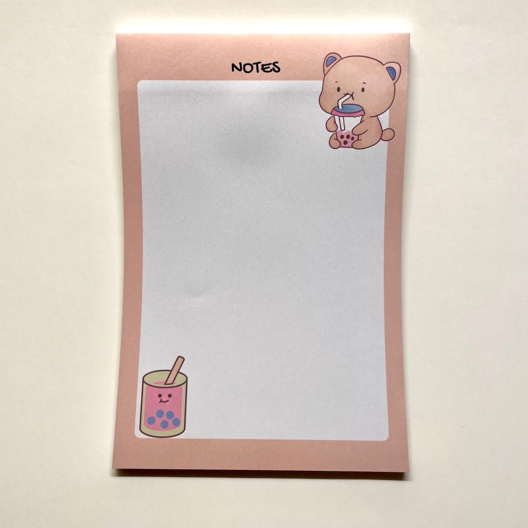 Poki&Yoki-Self-Adhesive Sticky Cute Cartoon Post It/Memo/Pads/Notebooks ...