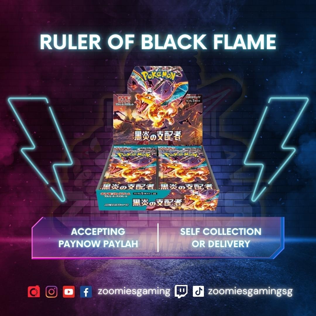 [Ready Stock]Pokemon Japan TCG Rulers of the black flame, Hobbies ...
