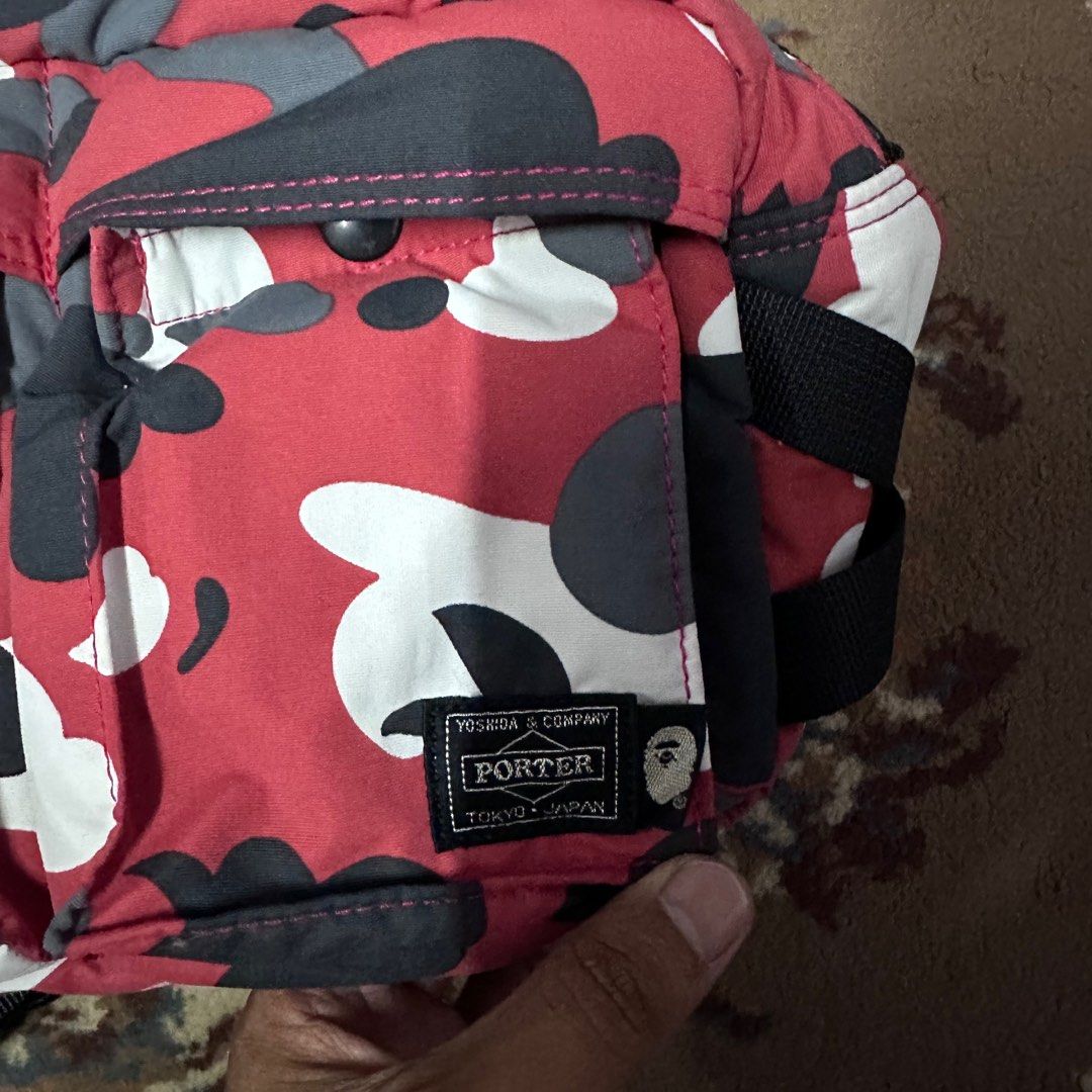 Porter X BAPE Waist Bag, Men's Fashion, Bags, Sling Bags on Carousell