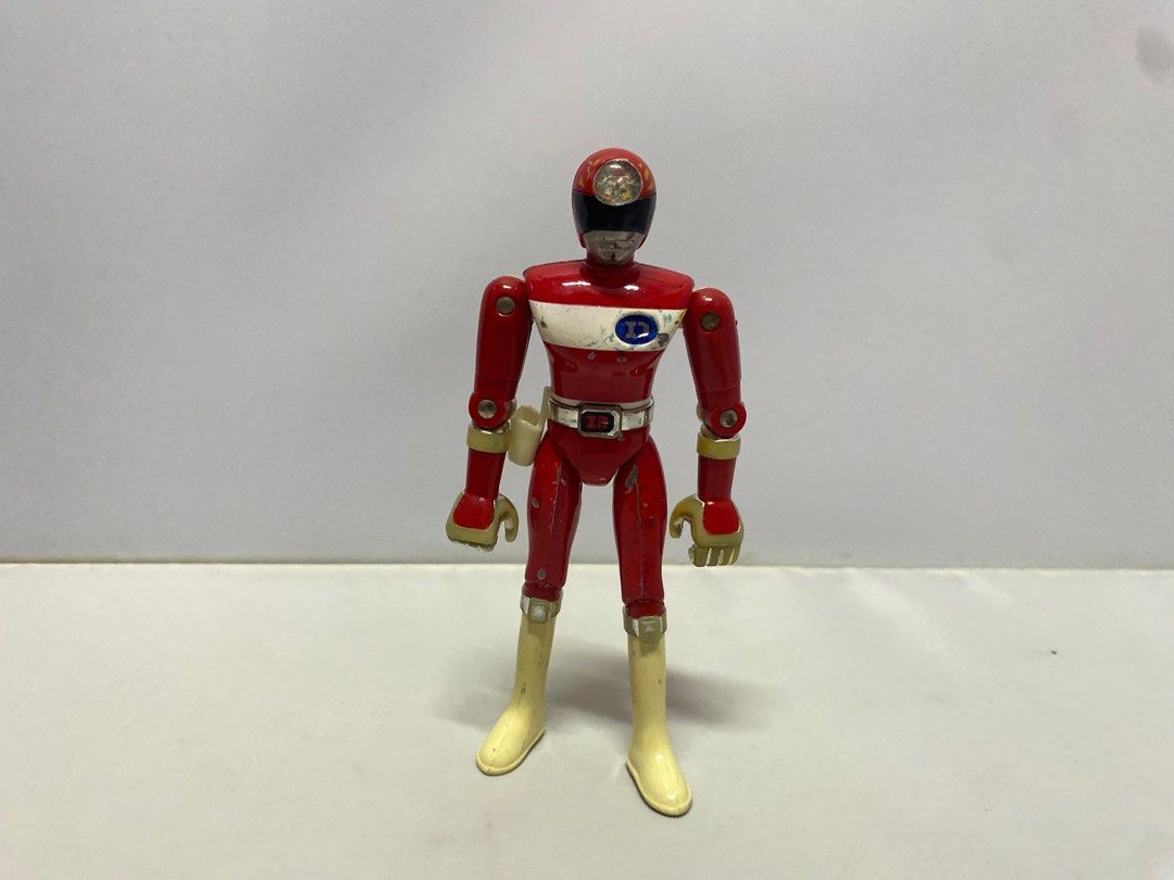 Power Rangers Denshi Sentai Denziman Chogokin Action Figure Red BANDAI ...