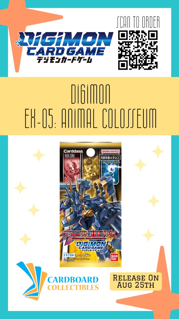 Pre-Order|Digimon|EX-5 Animal Colosseum Box, Hobbies & Toys, Toys ...