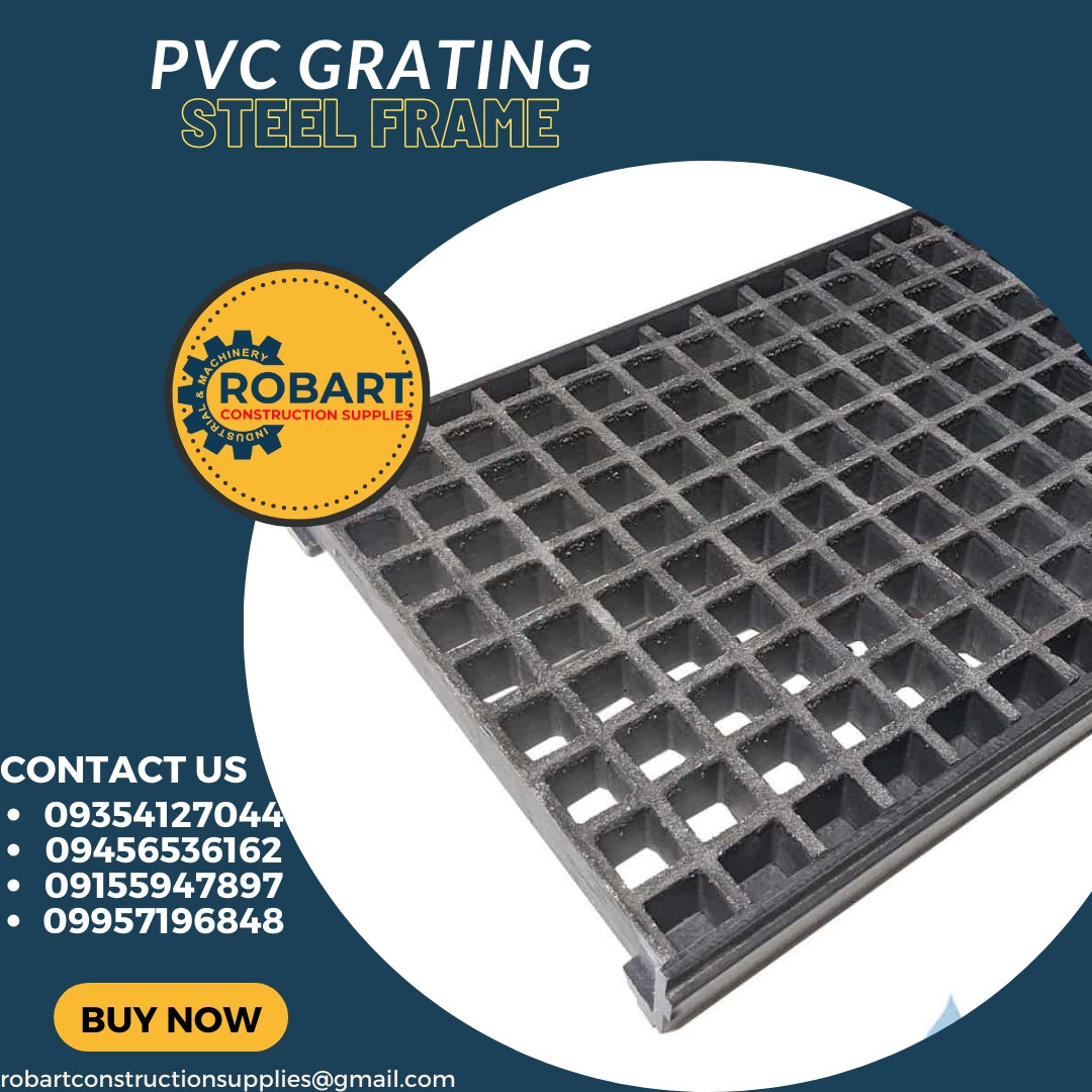 PVC GRATING STEEL FRAME, Commercial & Industrial, Construction Tools ...