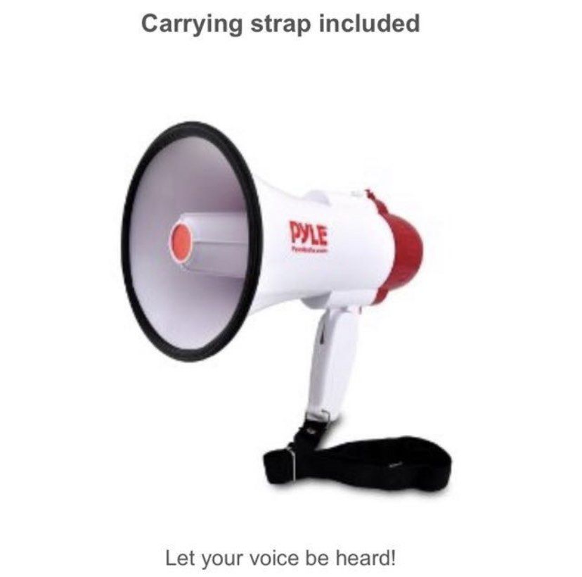 Pyle-Pro PMP30 Professional Megaphone/Bullhorn with Siren, Audio, Soundbars, Speakers ...