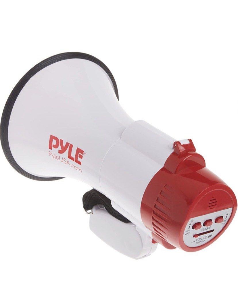 Pyle-Pro PMP30 Professional Megaphone/Bullhorn with Siren, Audio ...