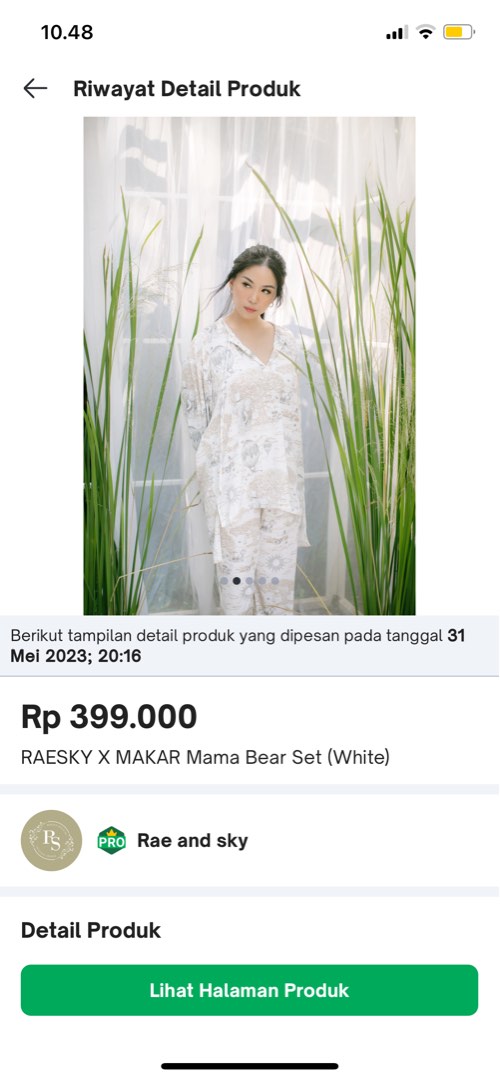 Rae & Sky x Maria Karina , Fesyen Wanita, Muslim Fashion, Two-Piece di Carousell