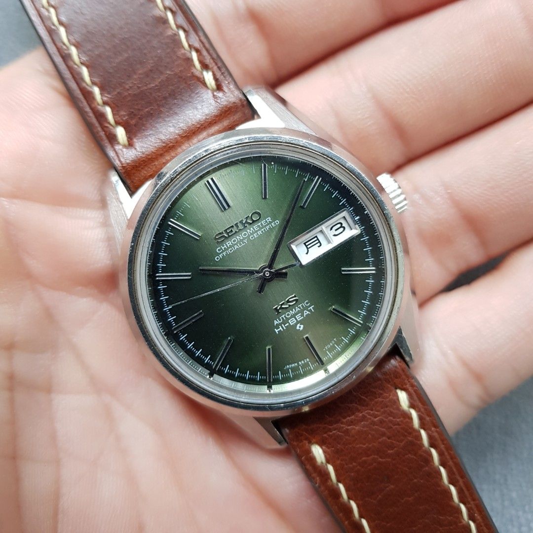 Rare Green Dial Kinh Seiko Chronometer 5626-7040, Men's Fashion, Watches & Accessories, Watches ...