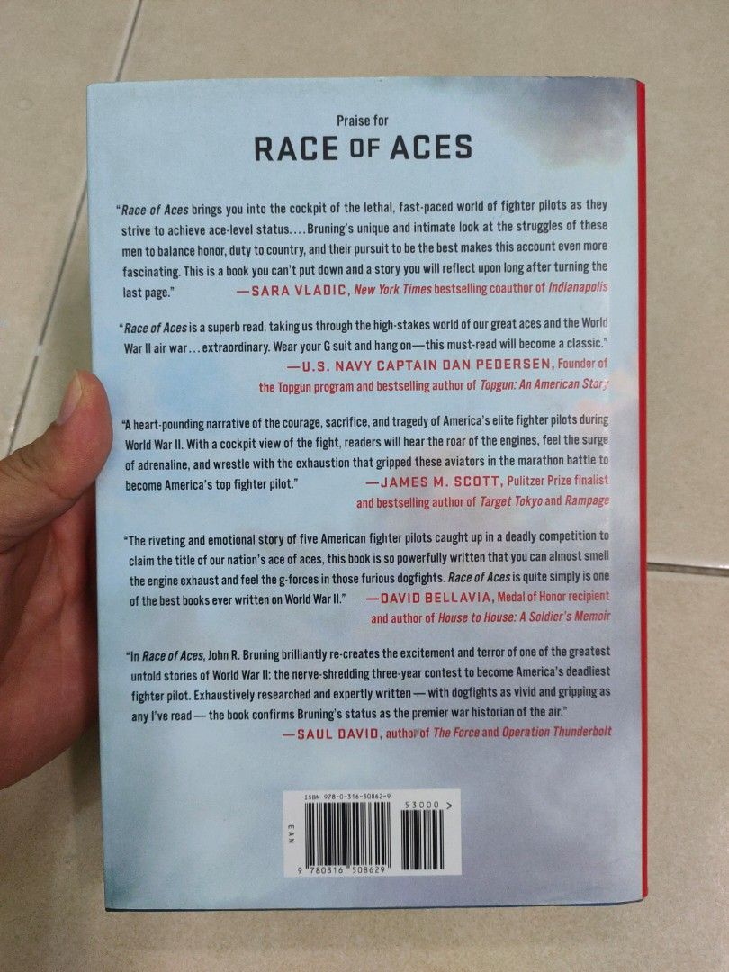 [Rare Hardcover] Race of Aces: WWII's Elite Airmen and the Epic Battle ...