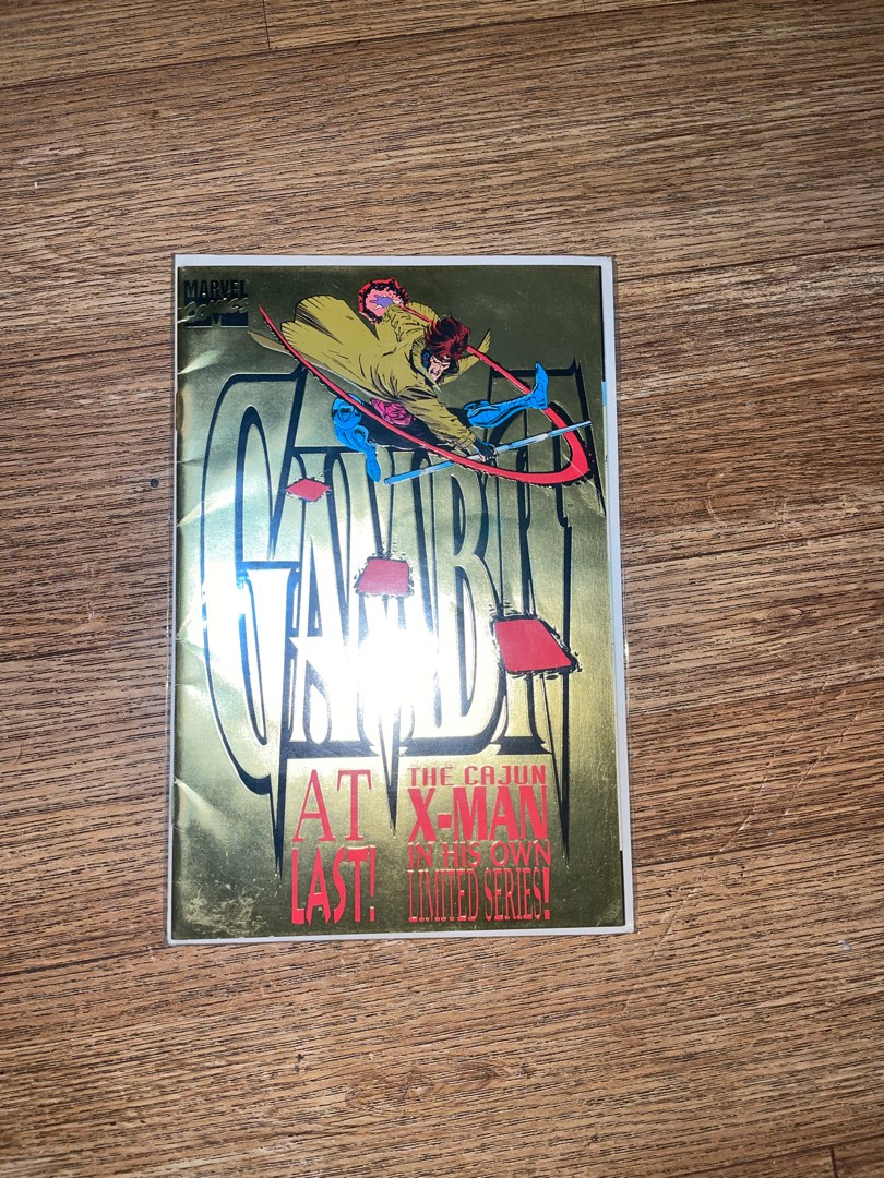 Rare Marvel Comics Gambit the Cajun X-man in his own limited series X ...