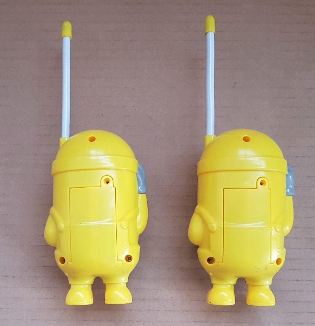 Rare Minion Collectibles, Minion Walkie Talkie Set, 2 Minion Figures ...