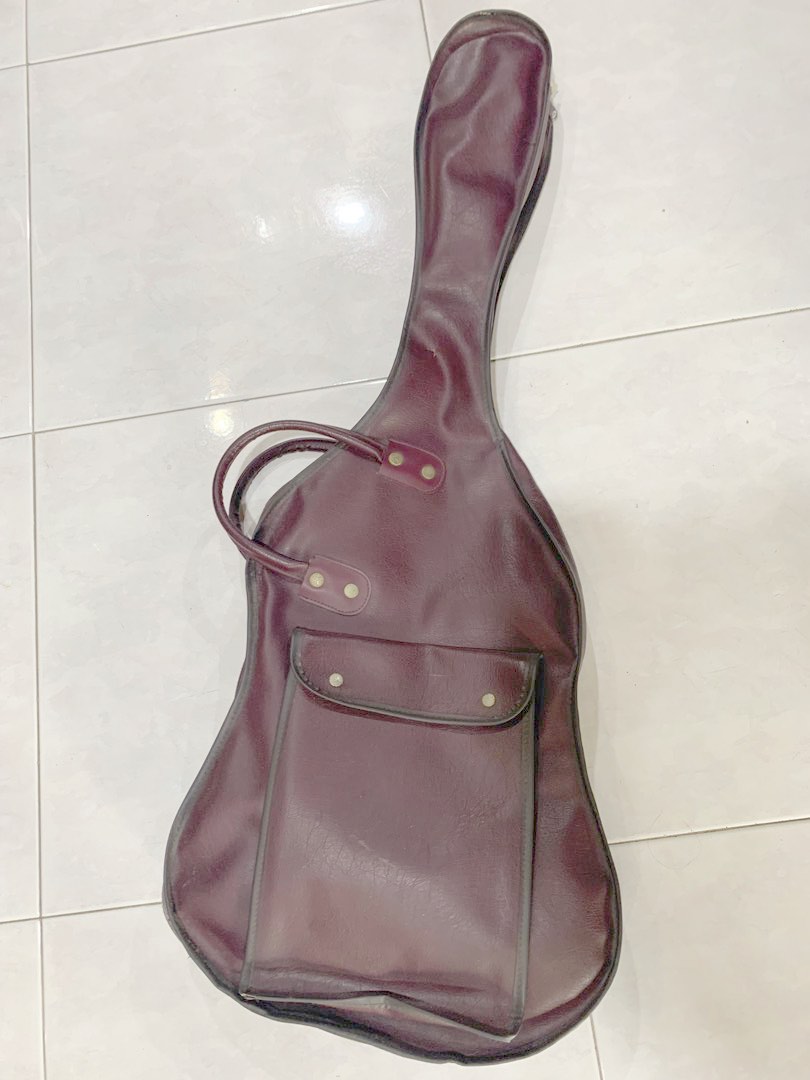 *REDUCED TO CLEAR* Vintage Leather Electric Guitar Bag (For Strat/Tele ...