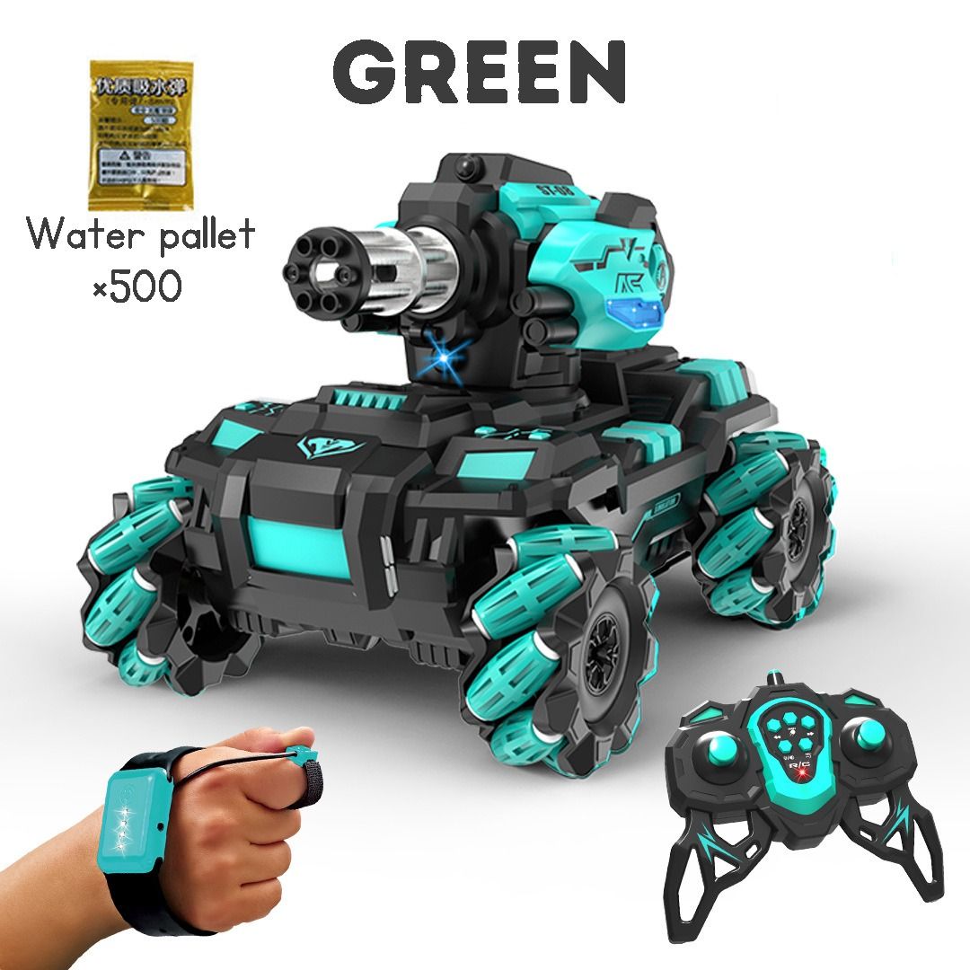 Remote Control Tank with Gesture and Remote Sensing for Water Bullet ...