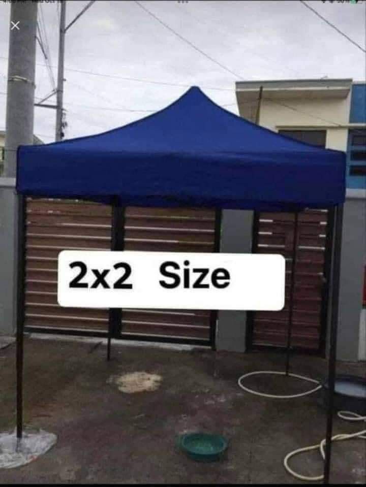 Retractable tent 2x2 blue and red available color, Furniture & Home ...
