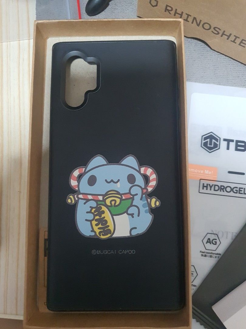 Rhinoshield Bugcat Capoo Note10 Plus, Mobile Phones & Gadgets, Mobile & Gadget Accessories ...