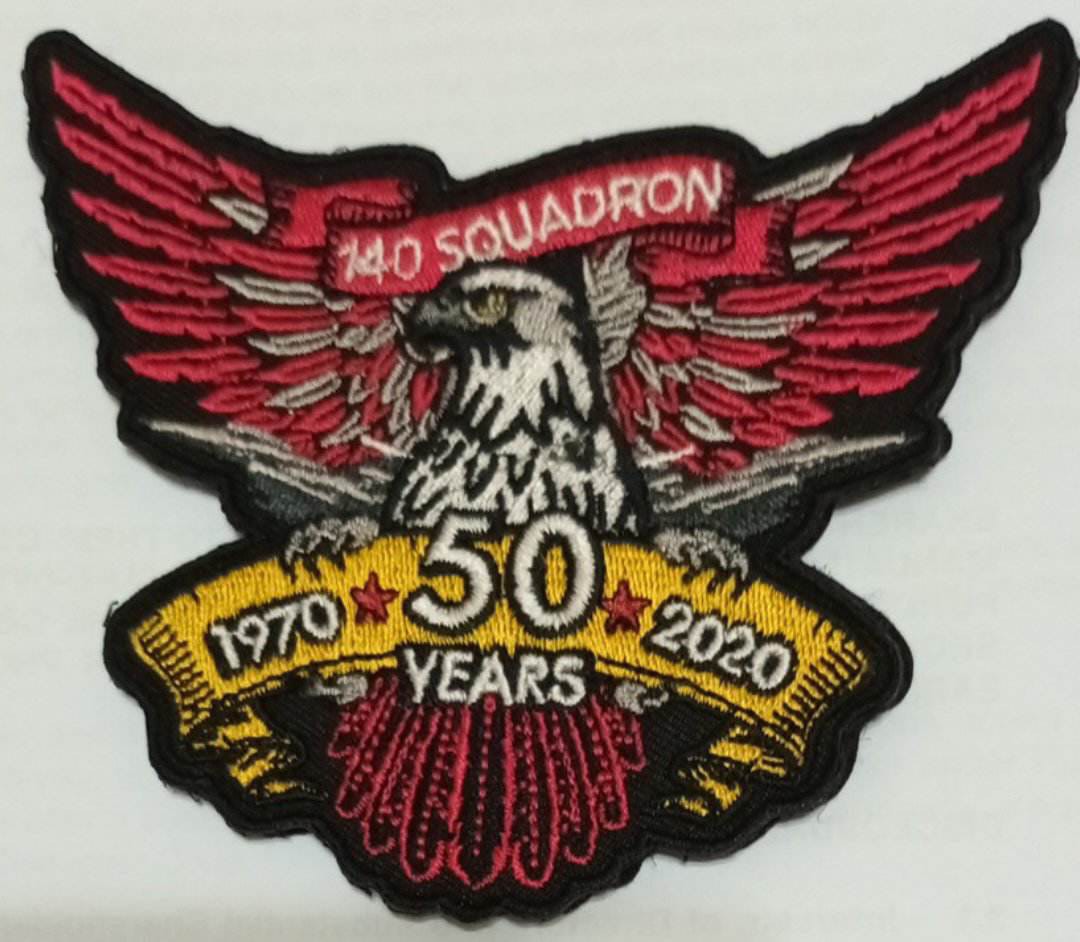RSAF 140SQN 50th anniversary patch, Hobbies & Toys, Memorabilia ...