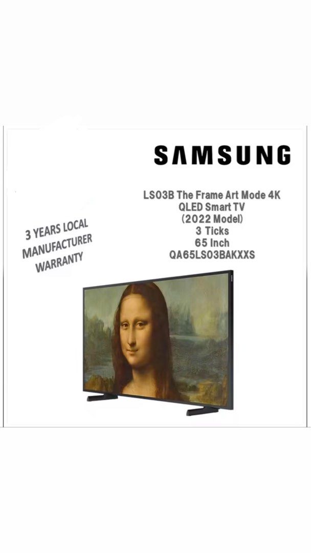 SAMSUNG 32 inch FRAME TV, TV & Home Appliances, TV & Entertainment, TV ...
