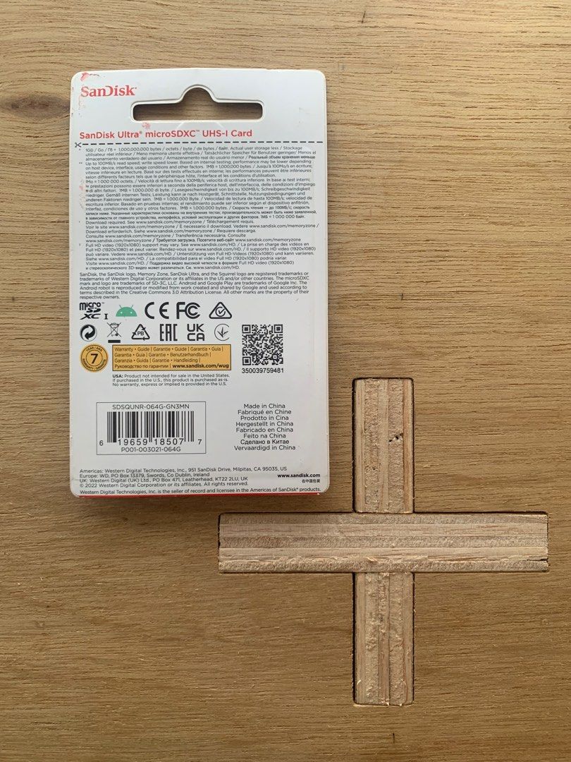 SanDisk Ultra MicroSD Card 64 GB - 100 mb/s, Jasa, Elektronik dan perbaikan alat elektronik di ...