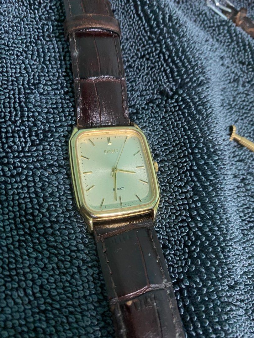 Seiko tank vintage, Luxury, Watches on Carousell
