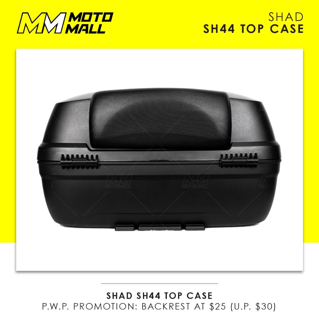 Shad SH44 Motorcycle/Scooter Top Box, Motorcycles, Motorcycle ...