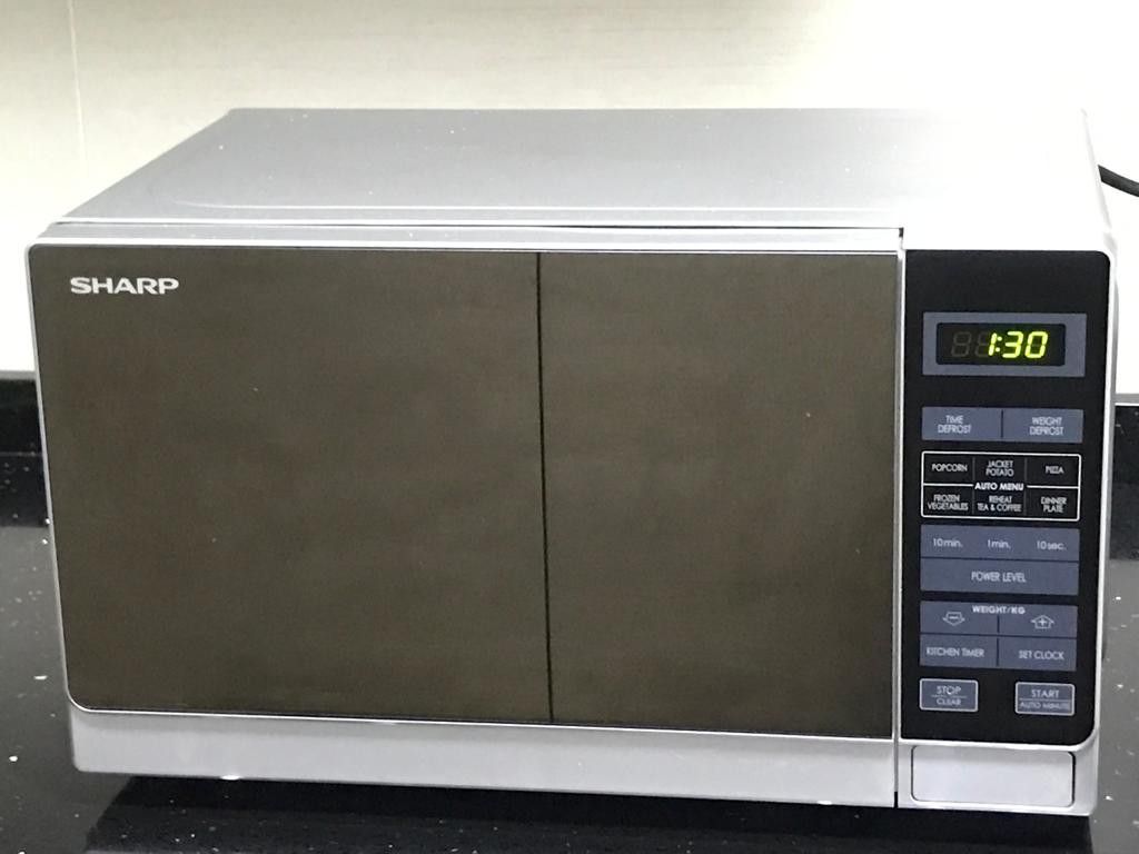 SHARP R-22A0(SM)V SOLO MICROWAVE OVEN (20L), TV & Home Appliances ...
