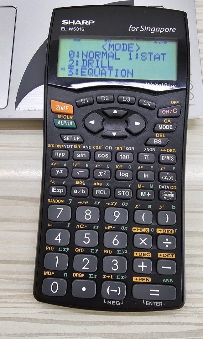 Sharp Scientific Calculator EL-W531S, Hobbies & Toys, Stationery ...