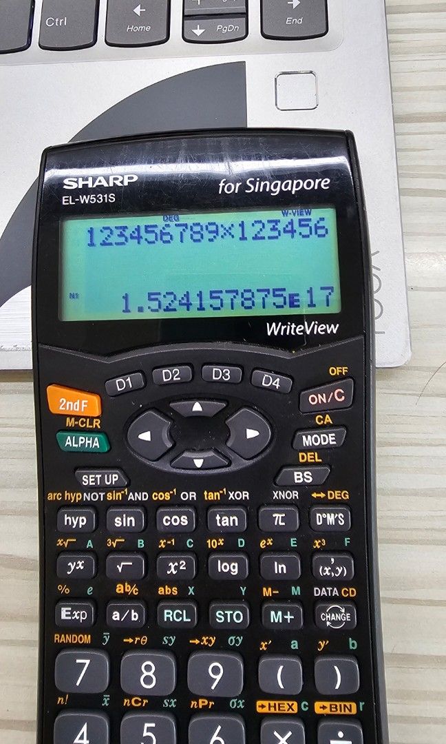 Sharp Scientific Calculator EL-W531S, Hobbies & Toys, Stationery ...