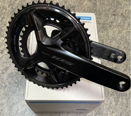 Shimano 105 r7100 di2 12 speed crankset 50t 160mm, Sports Equipment ...