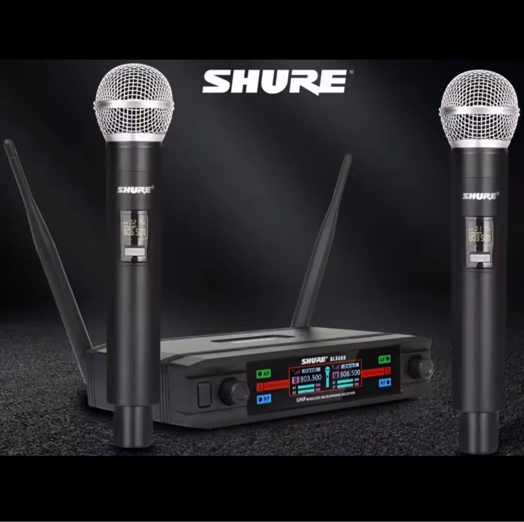 Shure wireless Microphone system on Carousell