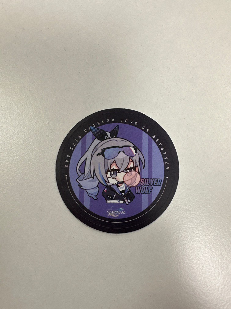 Silver Wolf sticker, Hobbies & Toys, Books & Magazines, Comics & Manga ...