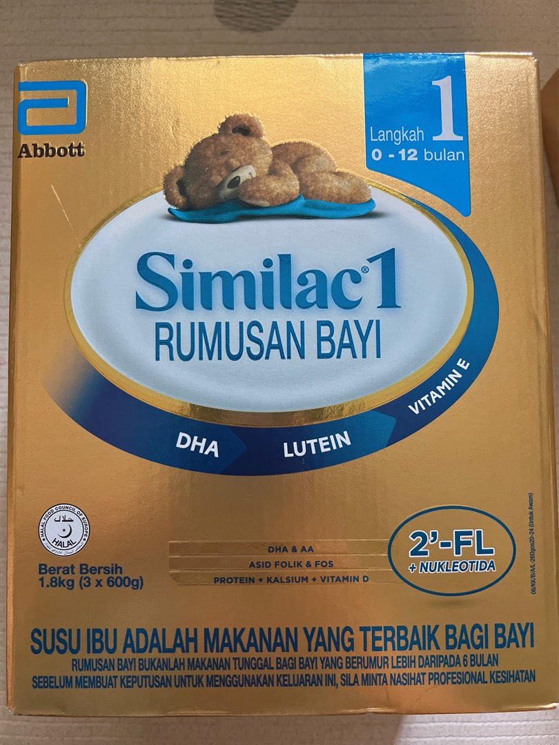 Similac Stage 1 (1.2kg) (Made in Denmark), Babies & Kids, Nursing ...