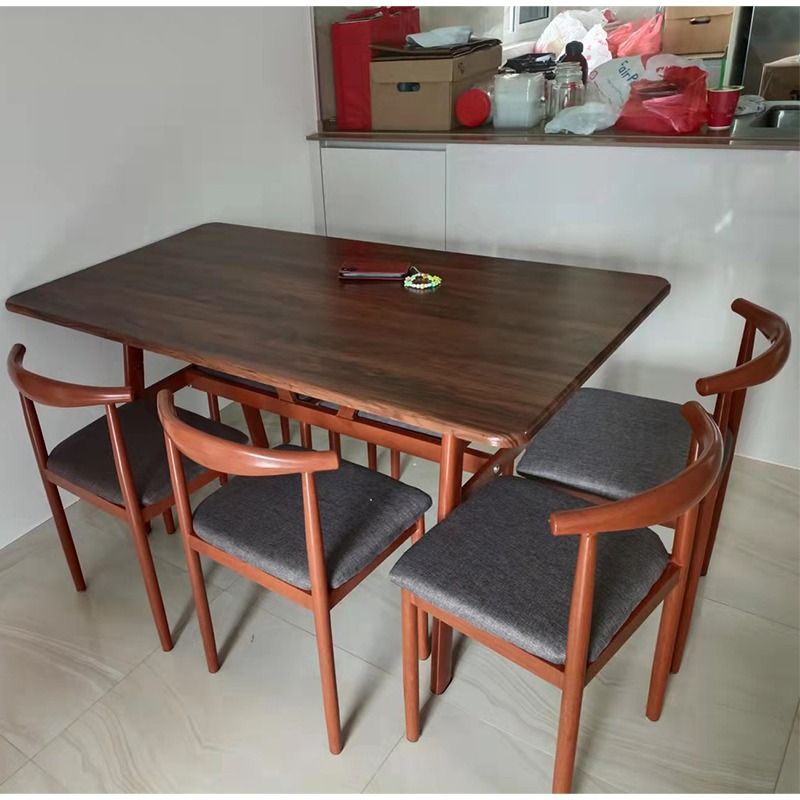 Simple affordable dining table set reception desk study table ...