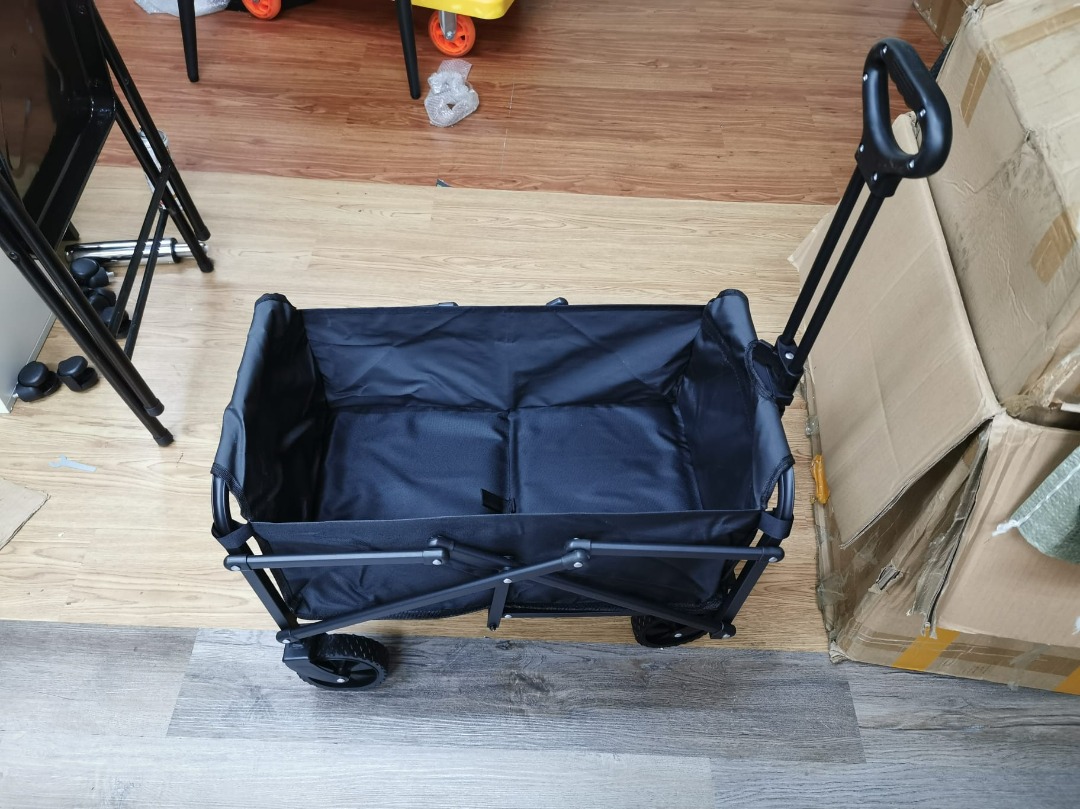 SMALL SIZE Rolling Folding Collapsible Cart Foldable Outdoor Camping ...