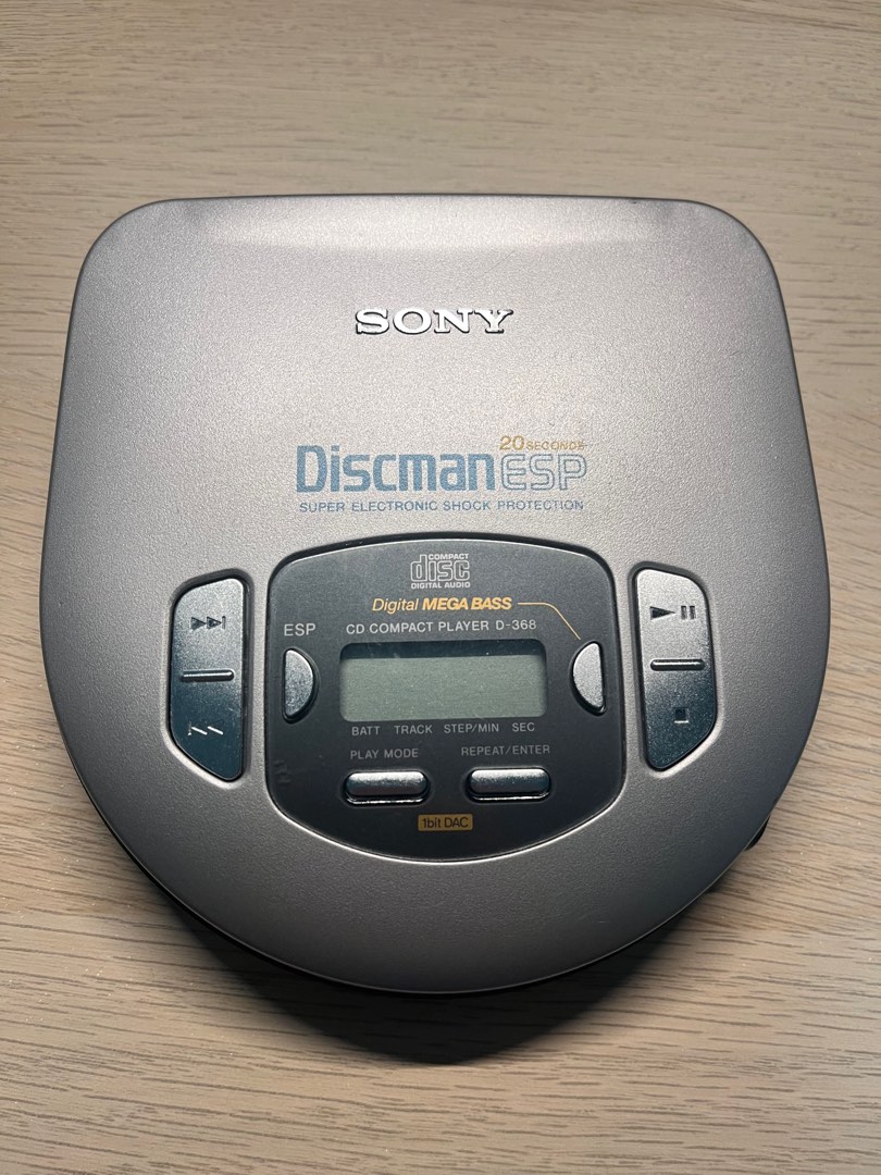 Sony Discman CD Player D-368 Mega Bass, Audio, Portable Music Players ...