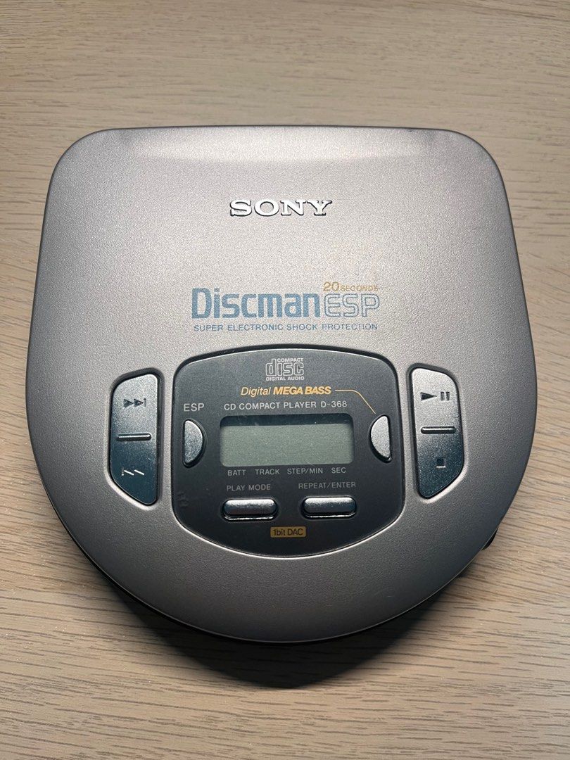 Sony Discman CD Player D-368 Mega Bass, Audio, Portable Music Players ...